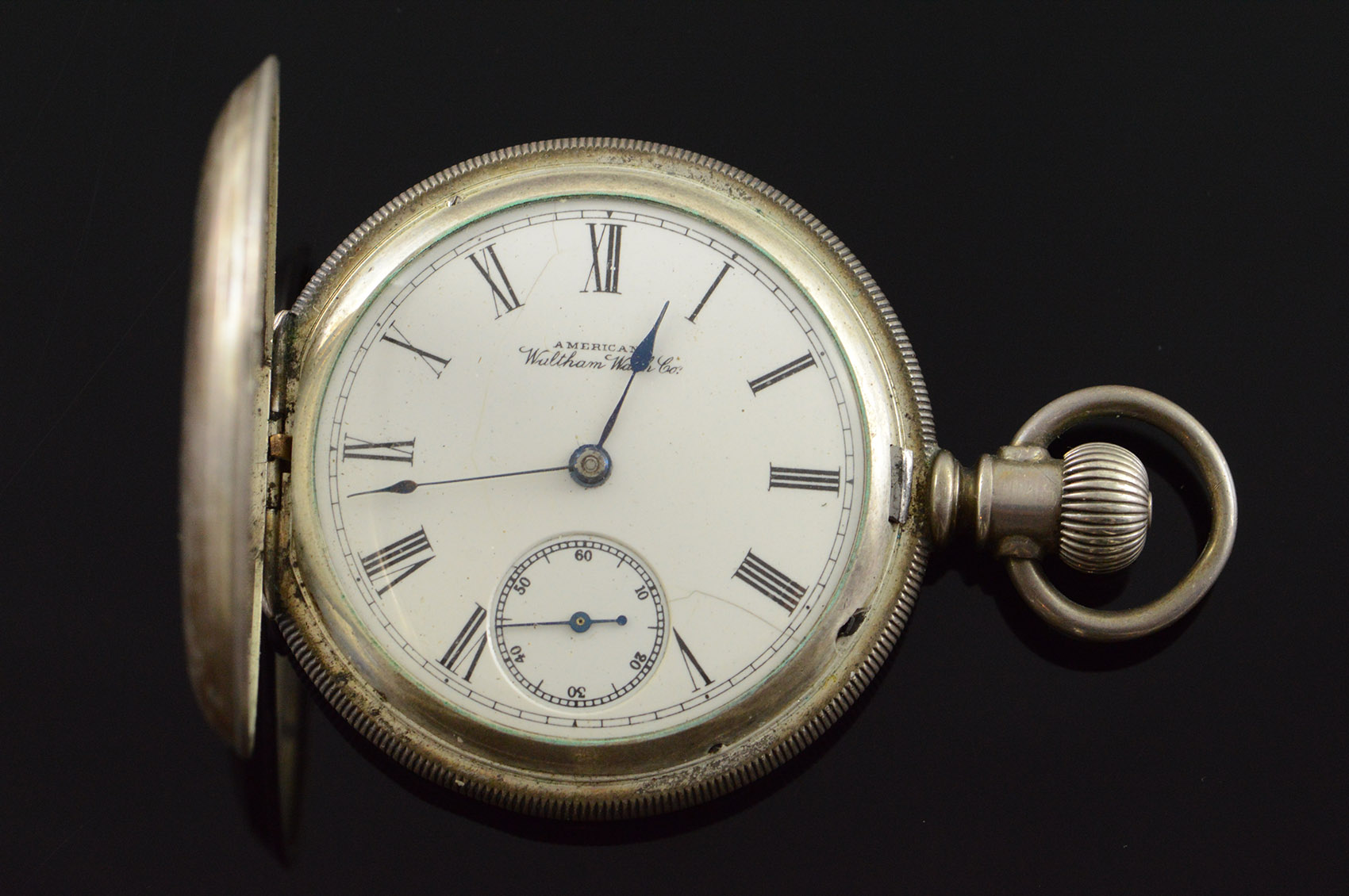 Waltham 1892 50mm Hunter Case 7 Jewel 14s Bond Street Pocket Watch ...