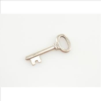 0.4g Solid Silver Simple Skeleton Key Sterling Pendant Tested ...