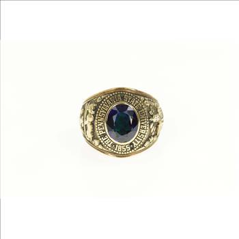 10K 1968 Pennsylvania State University Class Yellow Gold Ring, Size 11. ...