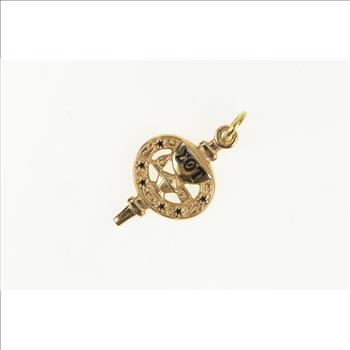 10K Sigma Theta Tau Nursing Honor Society Yellow Gold Charm/Pendant ...