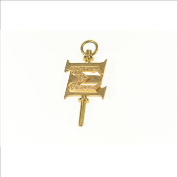 10K Sigma Xi Scientific Research Honor Society Yellow Gold Charm ...
