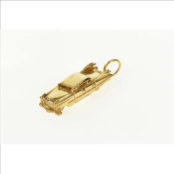 14K 3D Unique Cadillac Classic Car Yellow Gold Charm/Pendant | Property ...