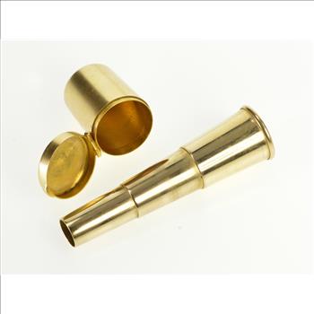 14K Bucket Telescope Funnel Ornate Antique Cup Yellow Gold Charm ...