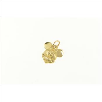 14K Minnie Mouse Head Walt Disney Character Yellow Gold Charm/Pendant ...