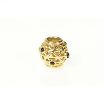 14K Pandora Black Onyx Constellation Designer Yellow Gold Charm/Pendant ...
