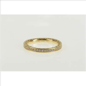 14K Pandora Radiant Hearts Of Enamel Designer Yellow Gold Ring, Size 7 ...