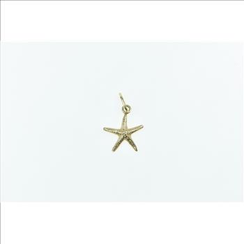14K Sea Star Fish Ocean Animal Marine Life Yellow Gold Charm/Pendant ...
