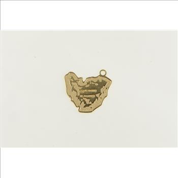14K St. Maarten Caribbean Island Travel Souvenir Yellow Gold Charm ...