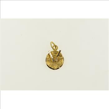 14K Steel Drum Caribbean Music Instrument Yellow Gold Charm/Pendant ...