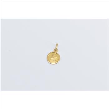18K Good Pope John XXIII Vatican Catholic Yellow Gold Charm/Pendant ...