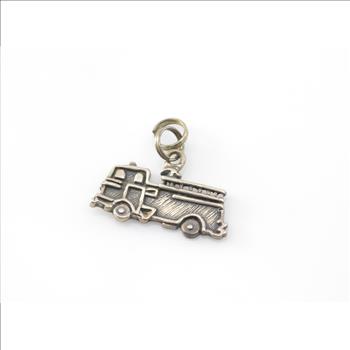 1.9g Solid Silver Fire Truck Sterling Charm Marked 925 | Property Room