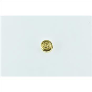 24K Mene Pisces Astrology Zodiac Sign Slide Yellow Gold Charm/Pendant ...