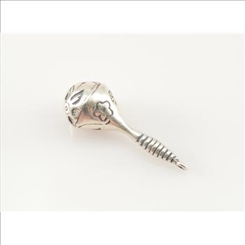 3.2g Solid Silver Maracas Sterling Charms Marked Ster. | Property Room