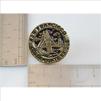 6.5g San Francisco Golden Gate Bridge Pin / Brooch | Property Room