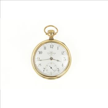 Ball Official RR Standard 18s 17 Jewel 14K Gold Filled Pocket Watch ...