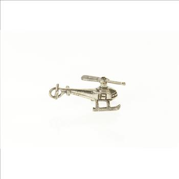 Sterling Silver 3D Articulated Helicopter Travel Charm/Pendant ...