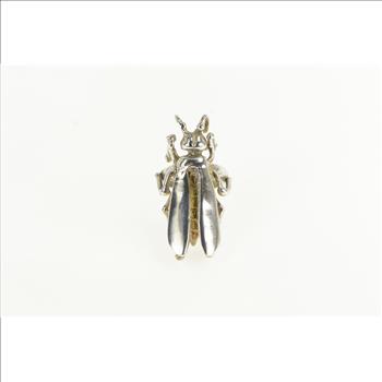 Sterling Silver 3D Cicada Locust Bug Insect Statement Ring, Size 5.25 ...
