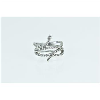 Sterling Silver Authentic Pandora Swirling Snake Serpent Ring, Size 5.5 ...
