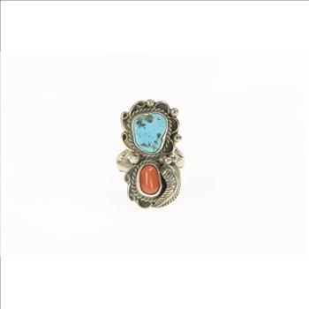 Sterling Silver Jerry & Wilma Begay Navajo Native American Ring, Size 7 ...