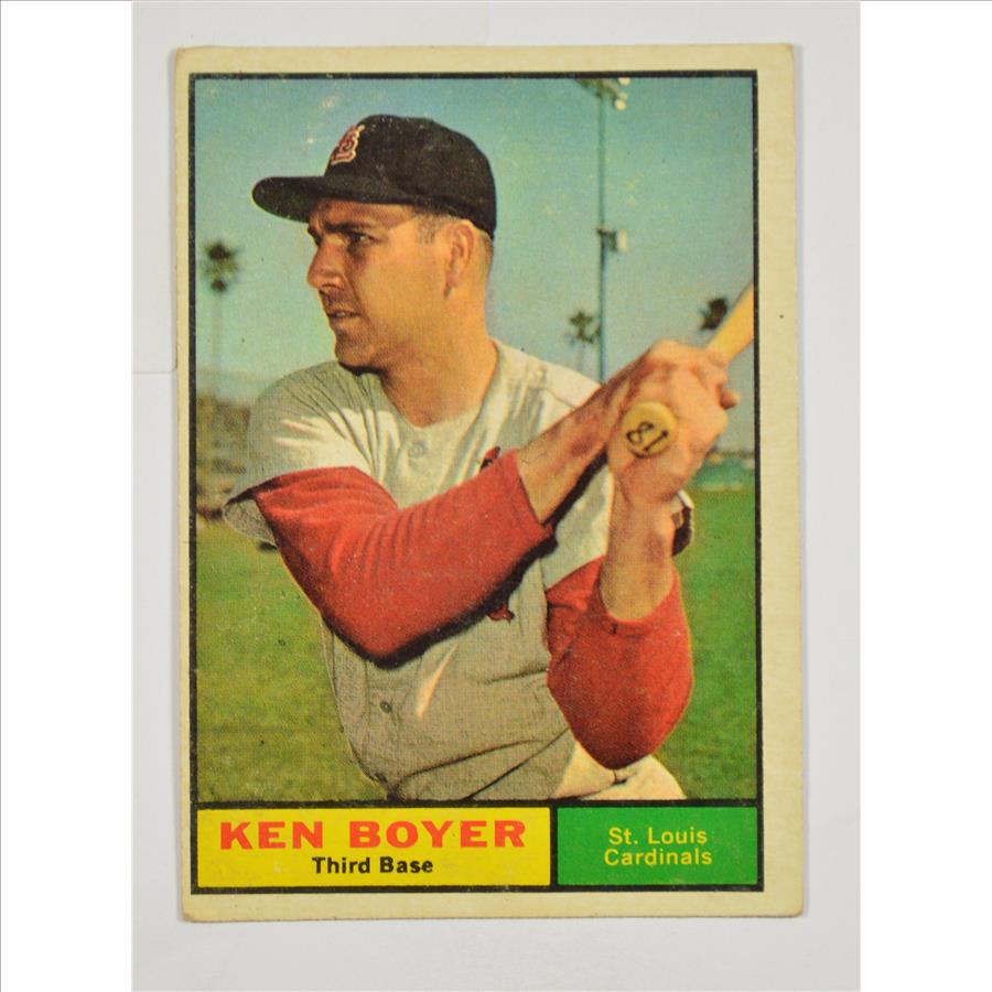 1961 Ken Boyer St. Louis Cardinals Topps #375 | Property Room