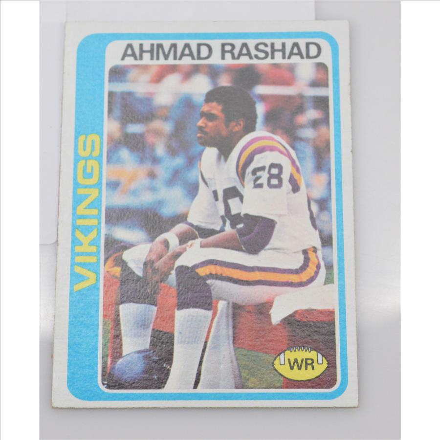 1978 Ahmad Rashad Vikings Topps #125 Football Card | Property Room
