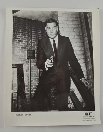 Original Vintage TV Memorabilia "Peter Gunn" 8X10 Photograph | Property ...