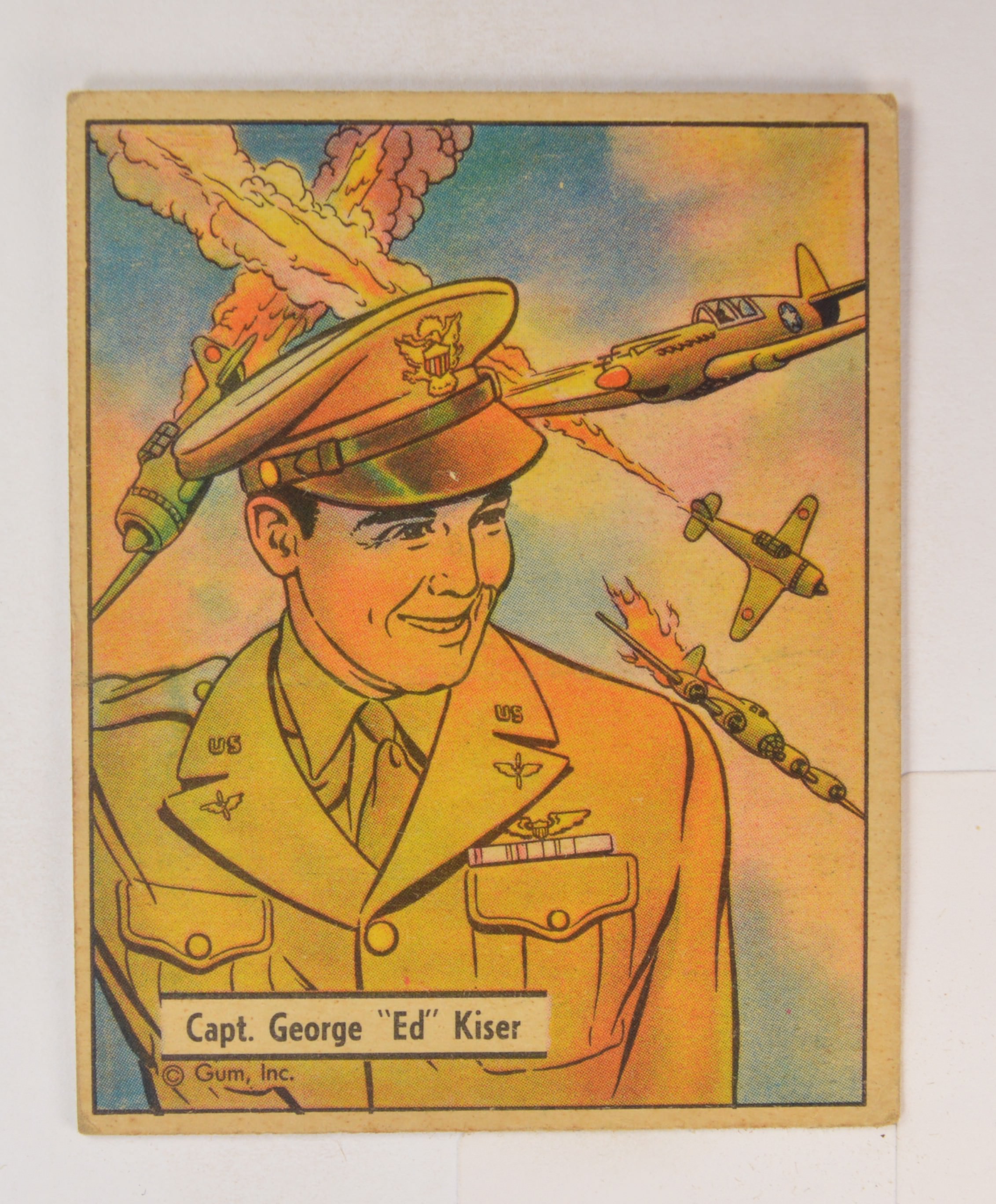1941 Capt. George "Ed" Kiser #116 War Gum Collectors Card | Property Room