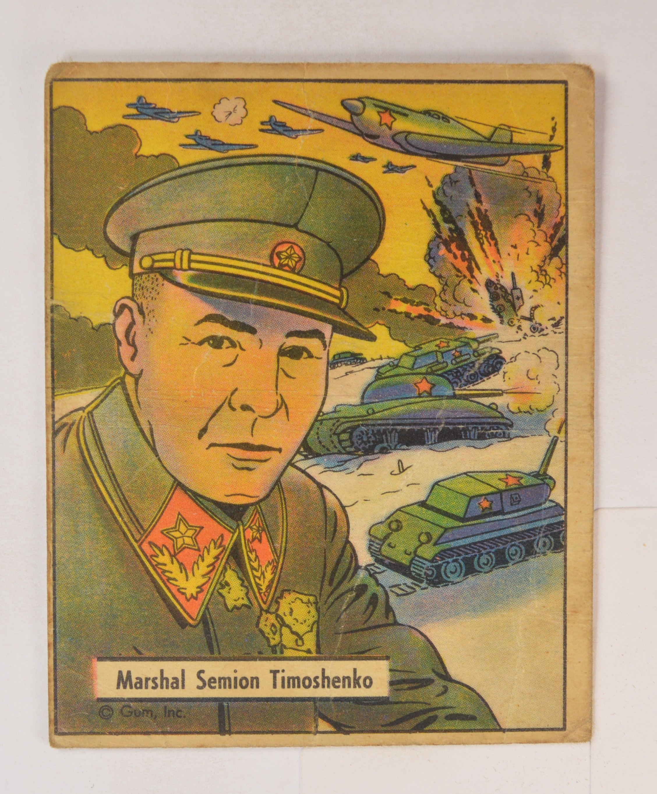 1941 Marshal Semion Timoshenko #126 War Gum Collectors Card | Property Room