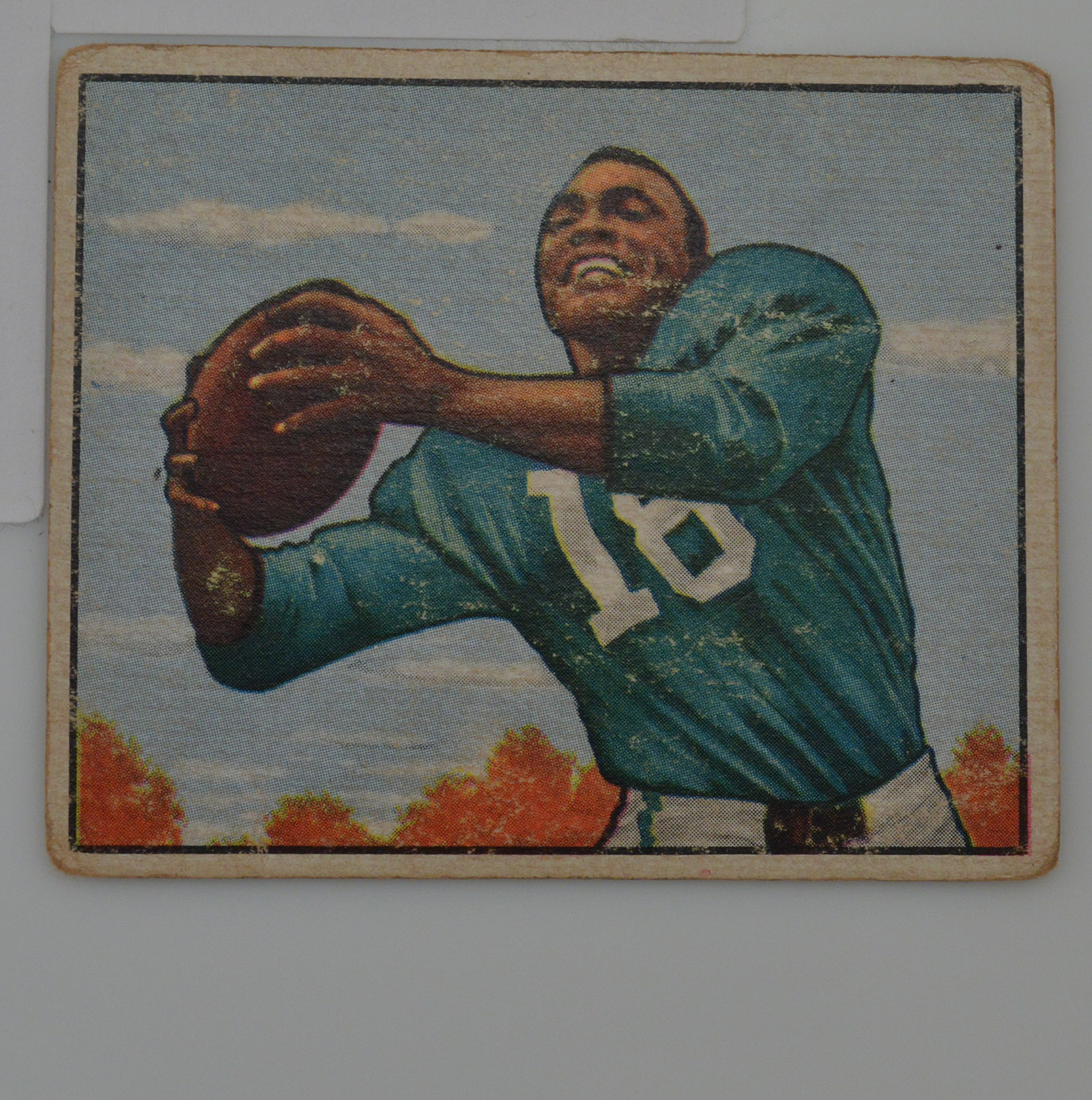 1950 Wallace Triplett Detroit Lions Bowman #109 Football Card Book ...