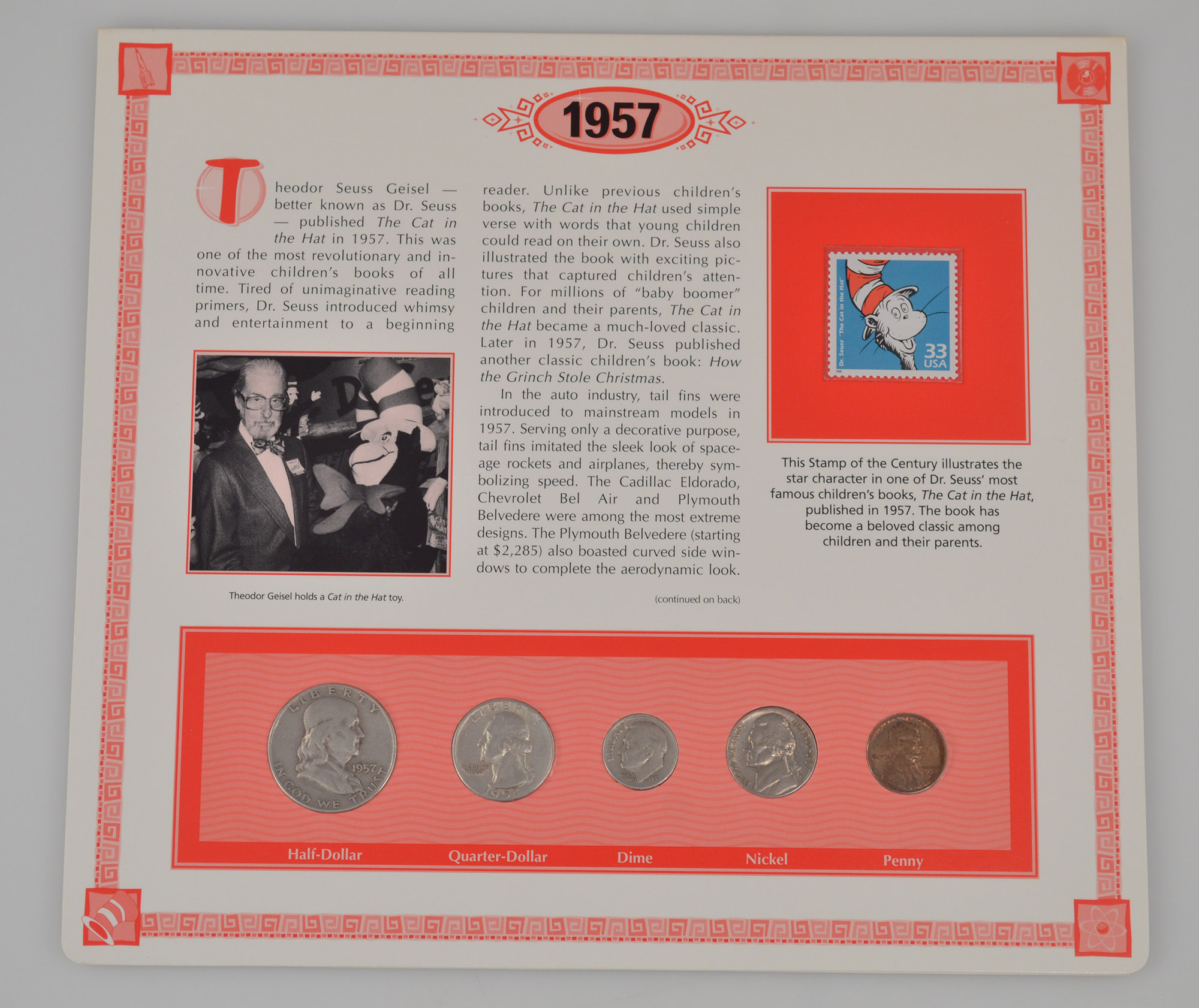 1957 - Birth Year History - Coin Half - Penny & Stamps | Property Room