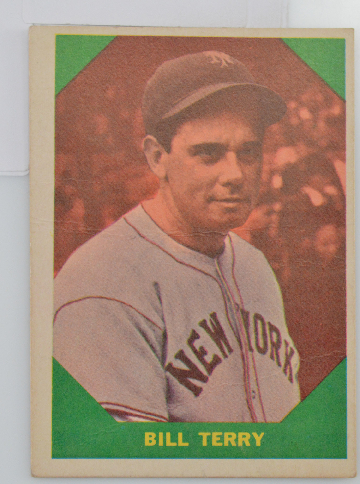 1960 Bill Terry Baseball Greats Fleer #52 | Property Room