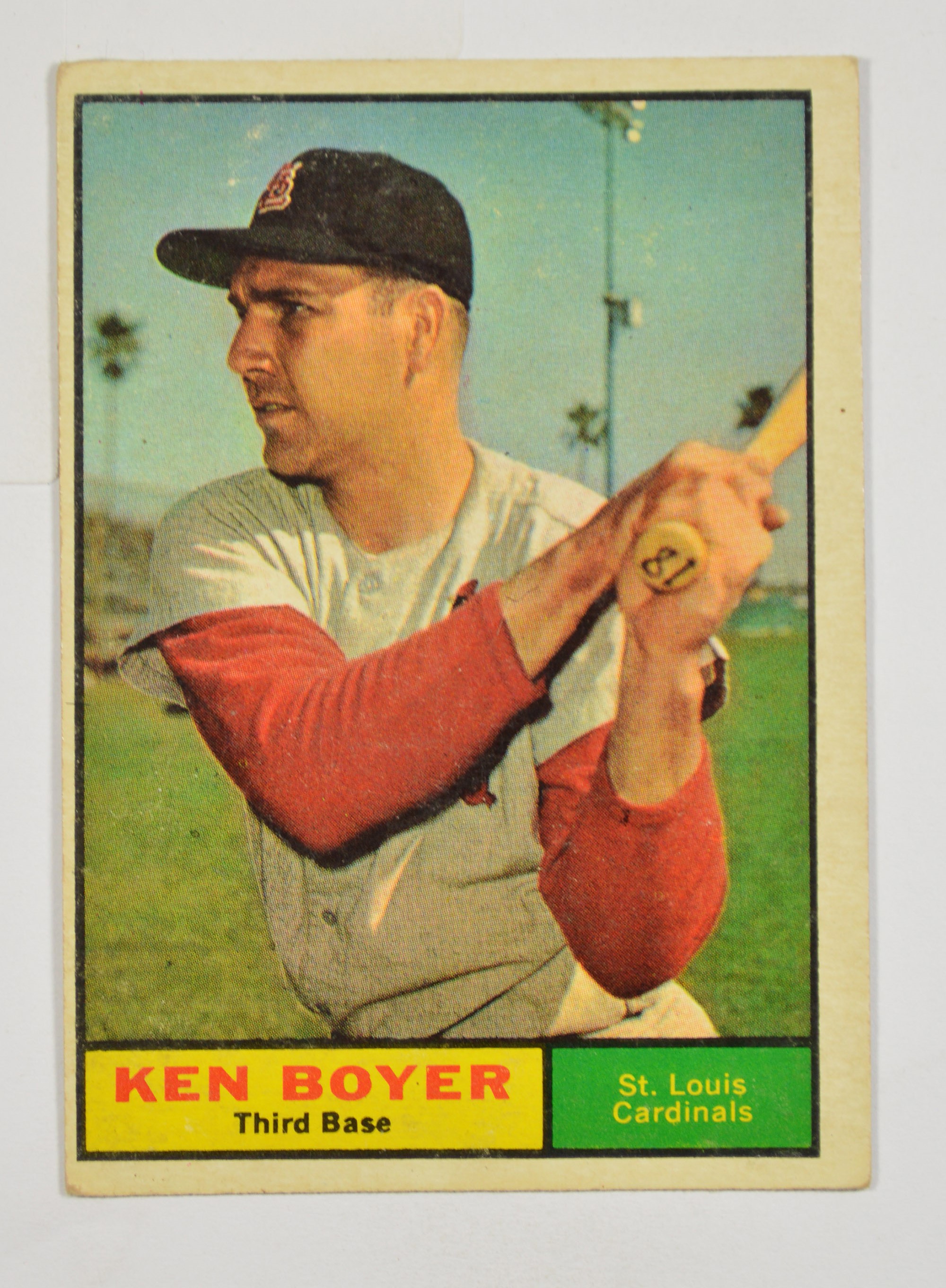 1961 Ken Boyer St. Louis Cardinals Topps #375 | Property Room