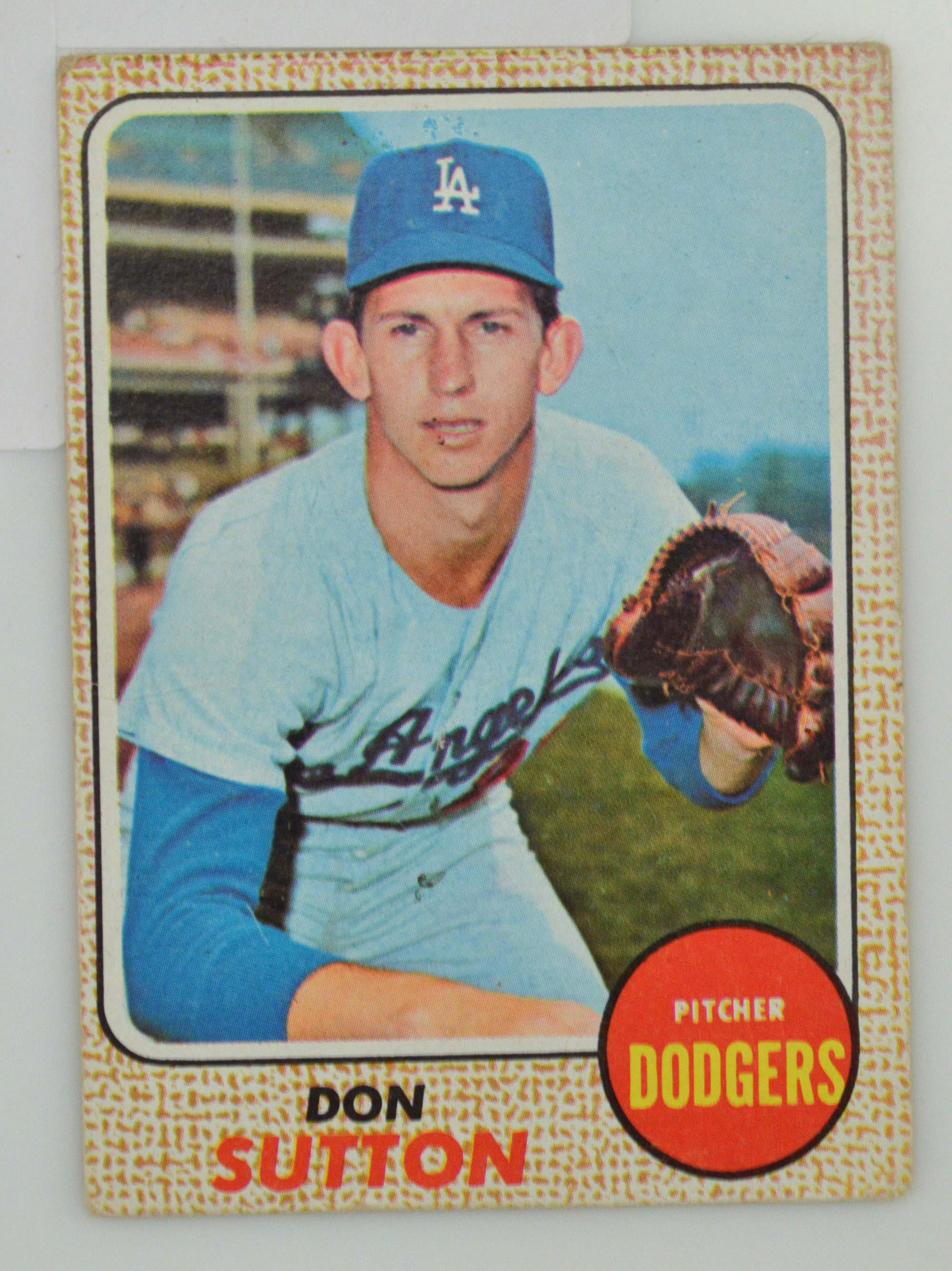 1968 Don Sutton Los Angeles Dodgers Topps #103 | Property Room