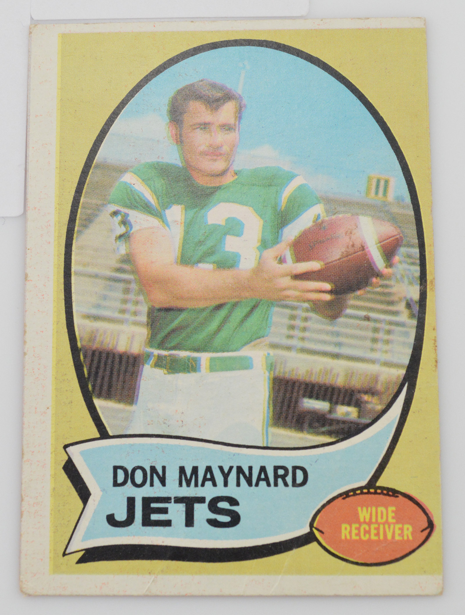 1970 Don Maynard Jets Topps #254 Football Card | Property Room
