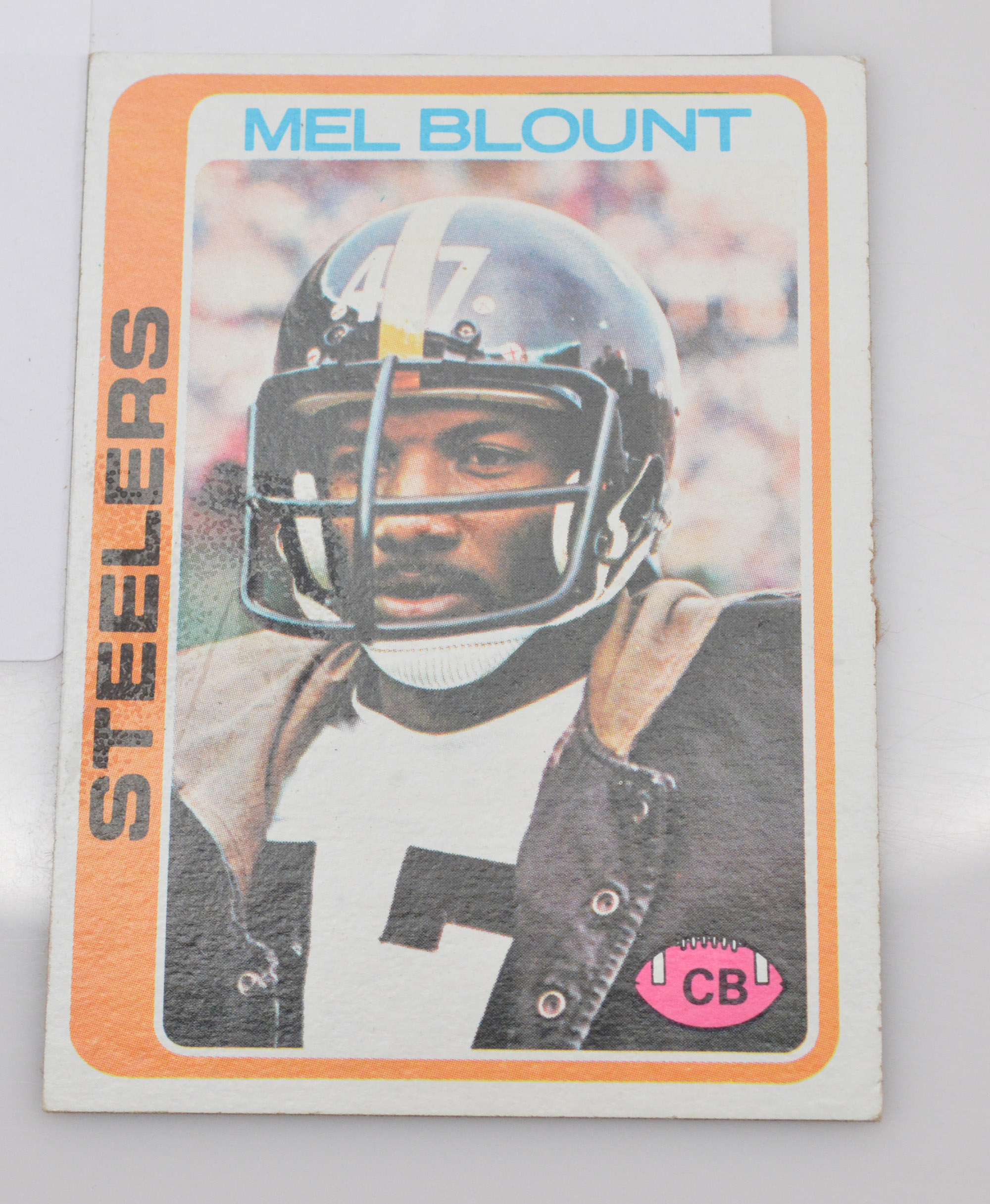 1978 Mel Blount Steelers Topps #475 Football Card | Property Room