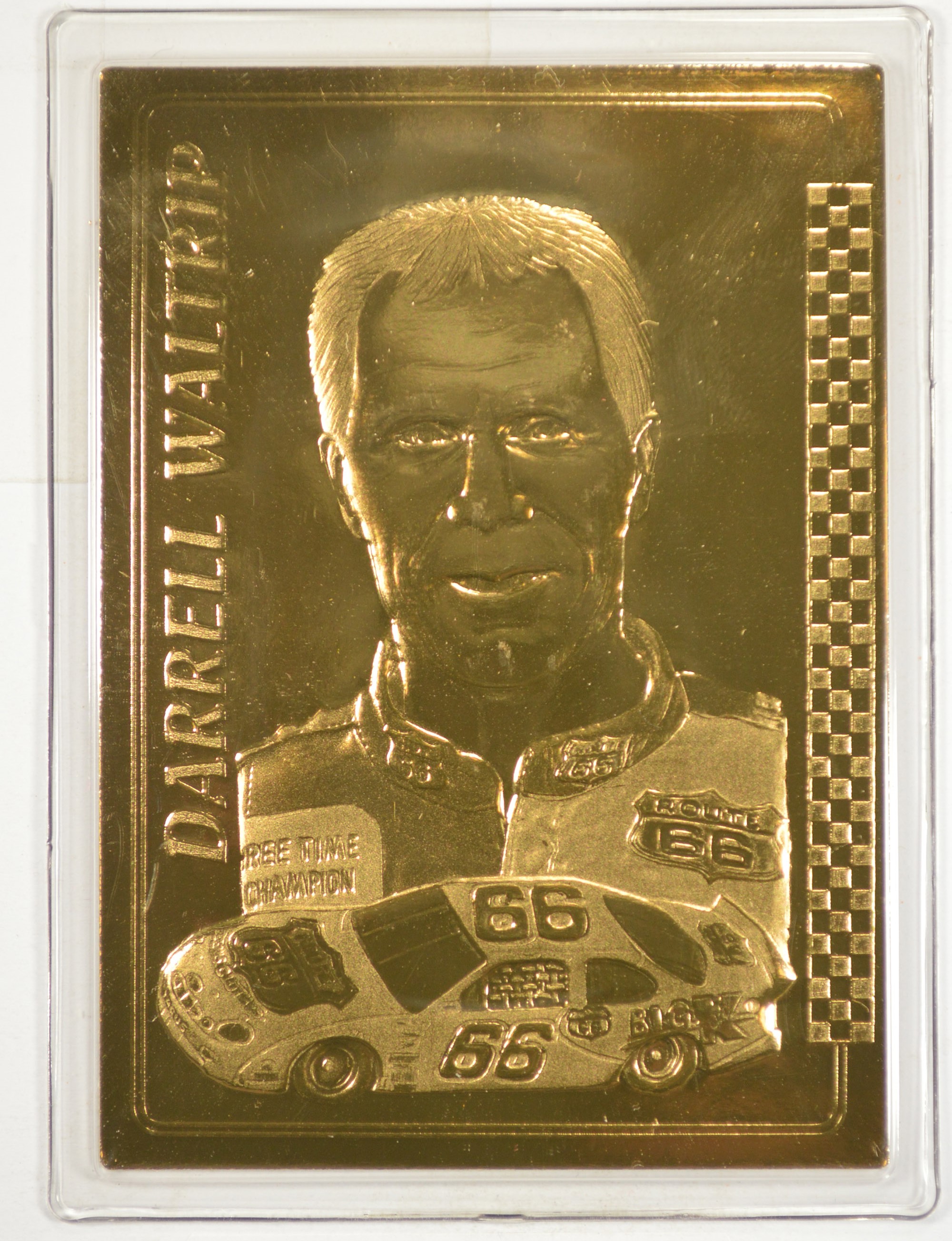 22K Gold Darrell Waltrip Limted Edition Danbury Mint Nascar Trading ...