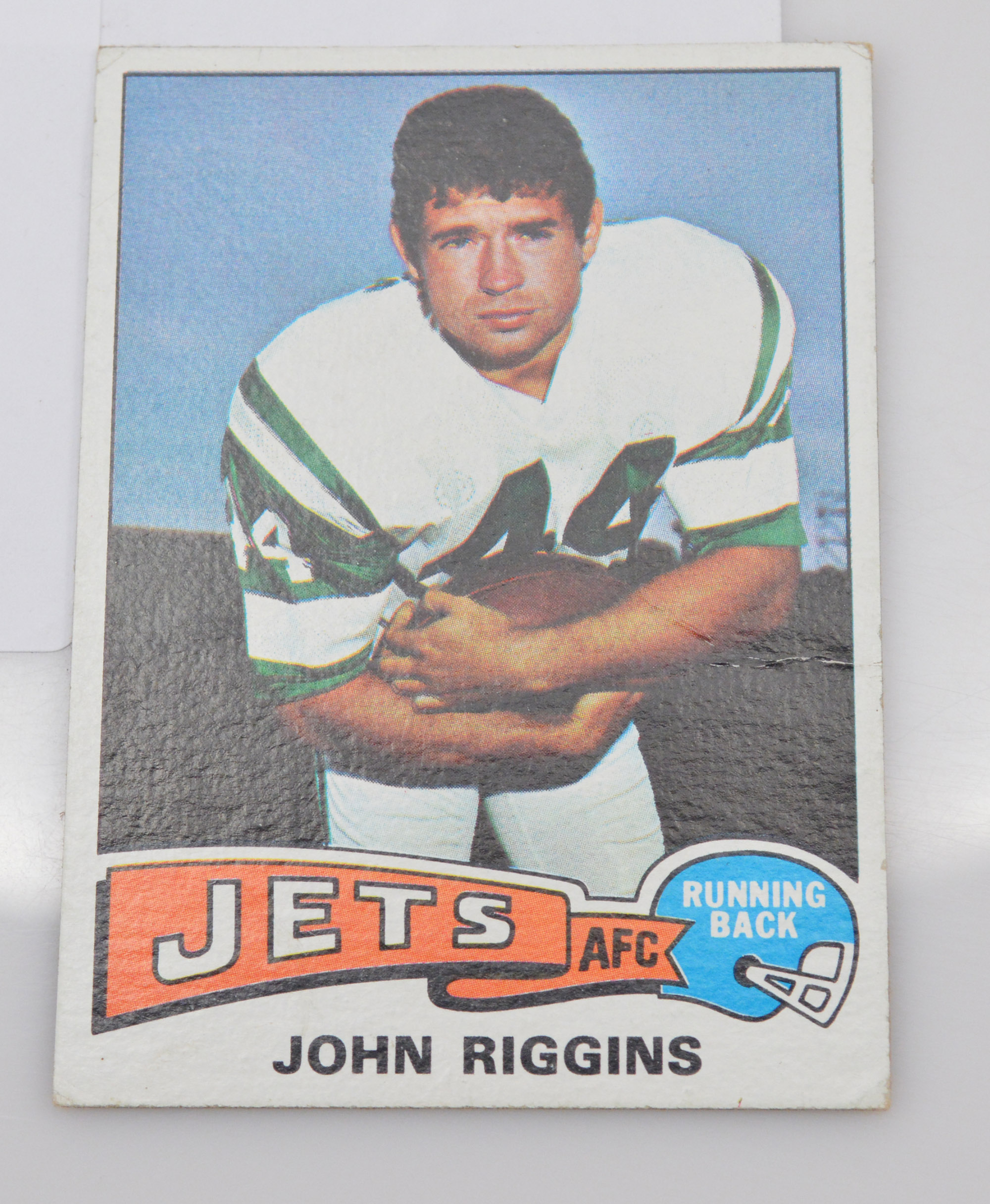 *$5 S&H* 1975 John Riggins Jets Topps #313 Football Card | Property Room