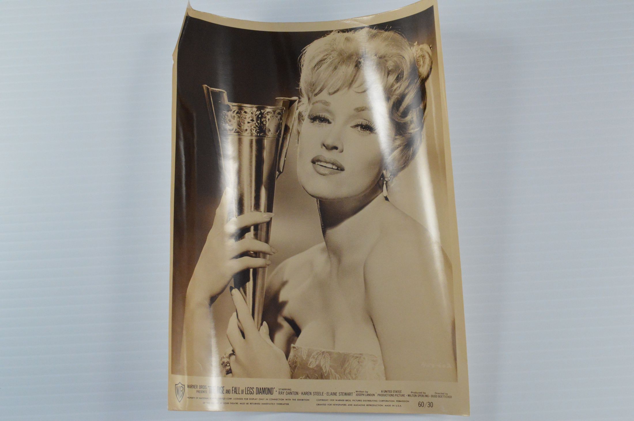 Original Vintage Movie Memorabilia Karen Steele "The Rise and Fall of ...