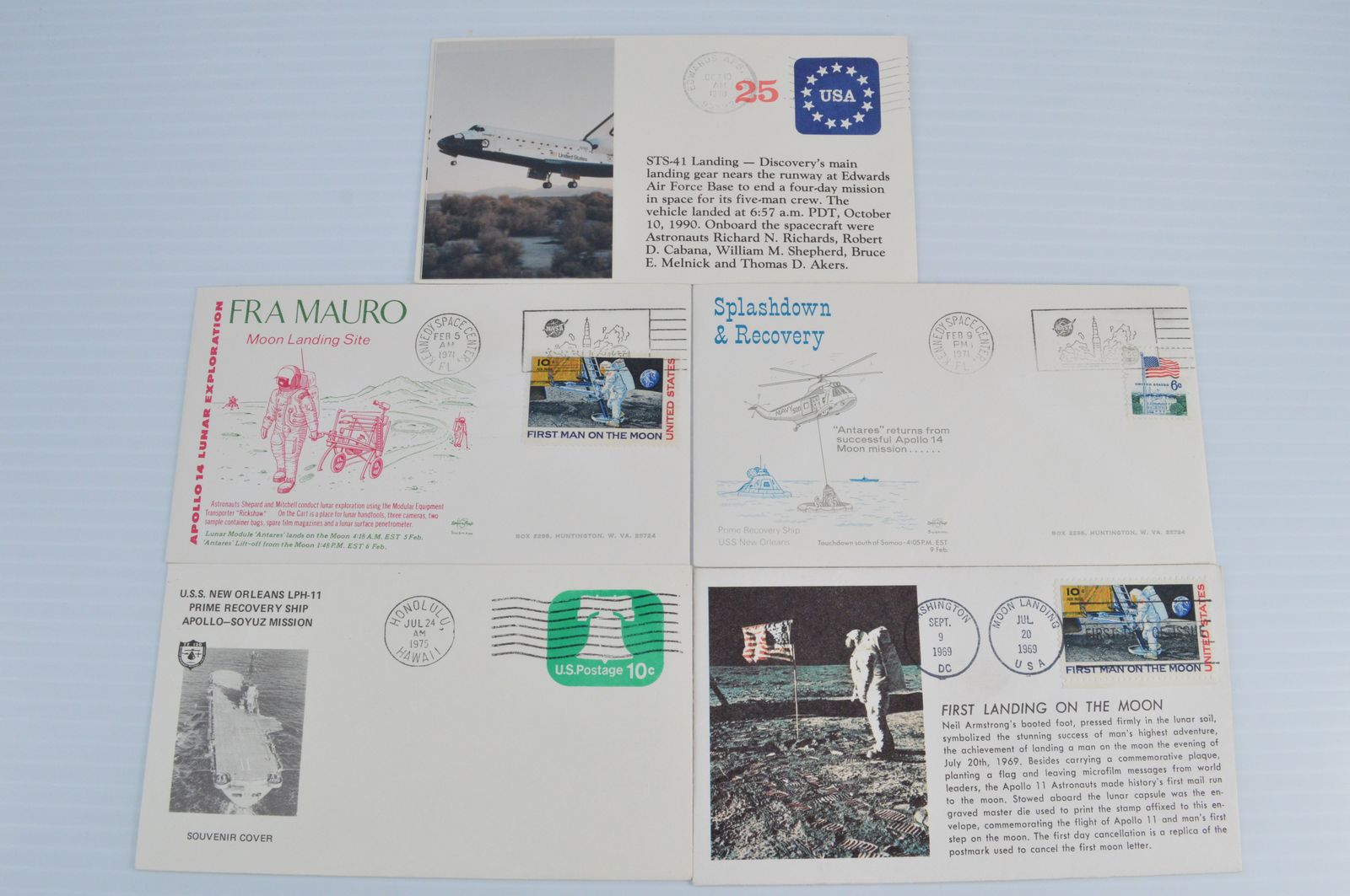 Lot of 10 First Day Issue Space Related Covers and Stamps Great Artwork ...