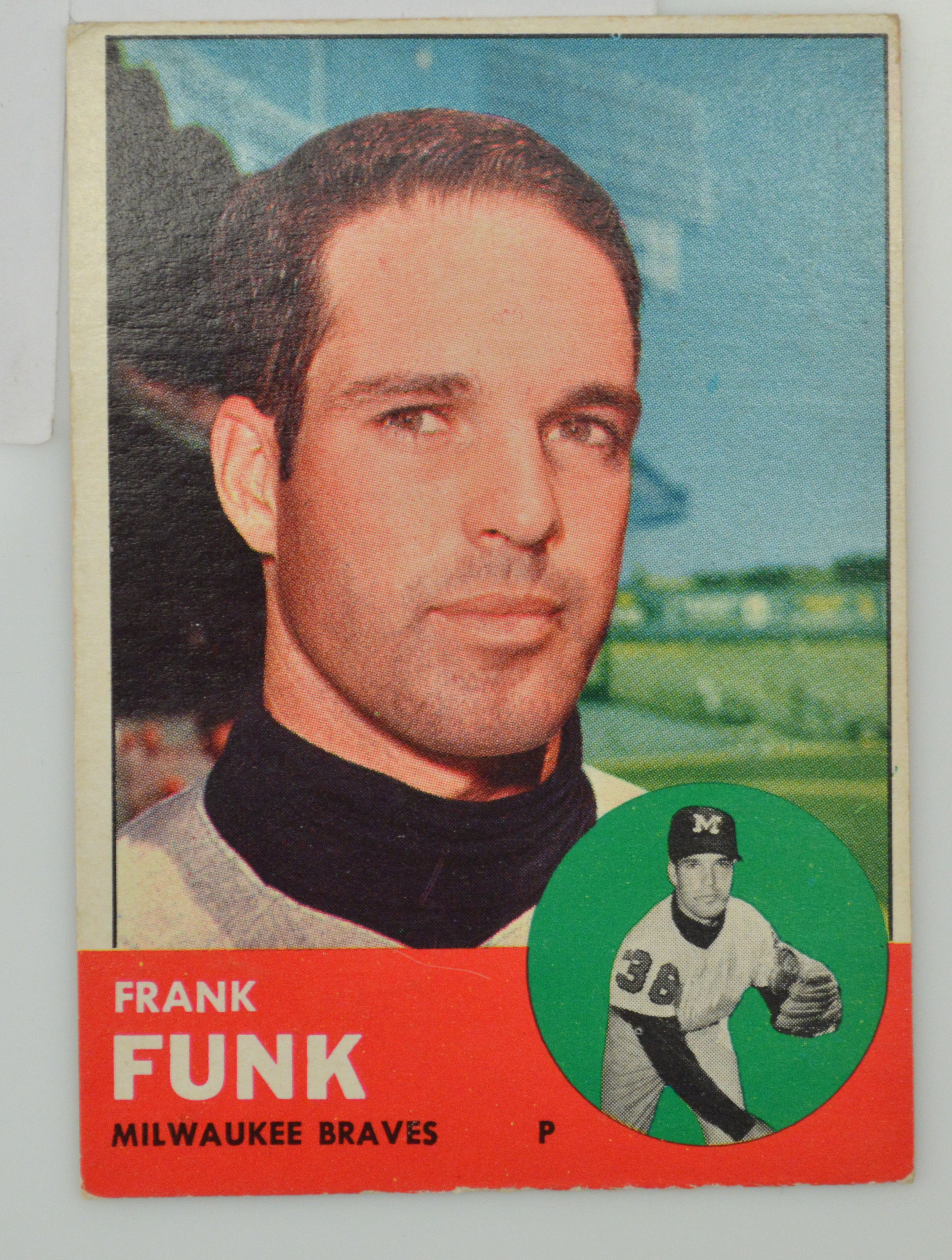 1963 Frank Funk Milwaukee Braves Topps #476 | Property Room