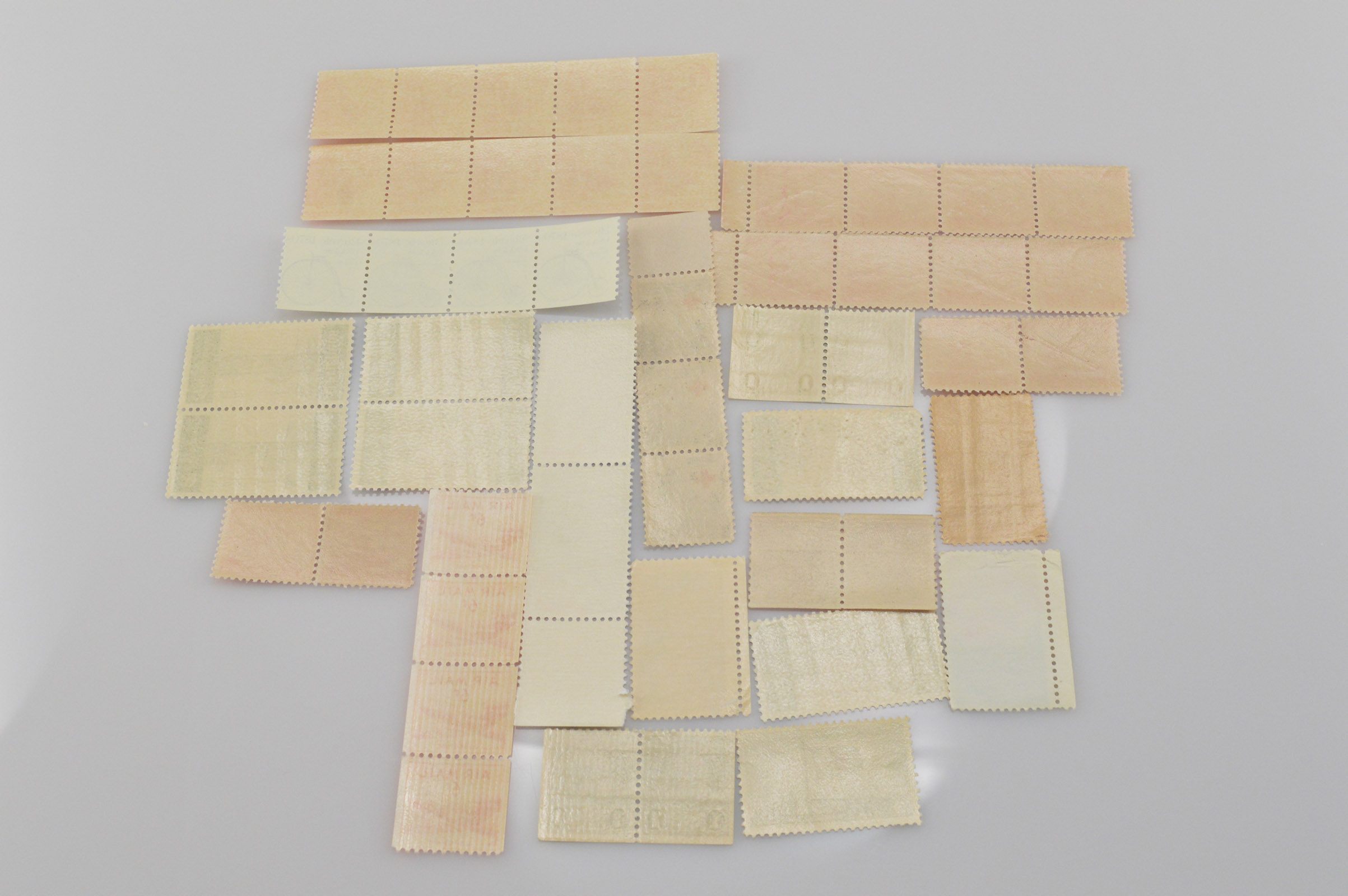 Lot of 10 Unused US Stamp Blocks - Great Collection! | Property Room