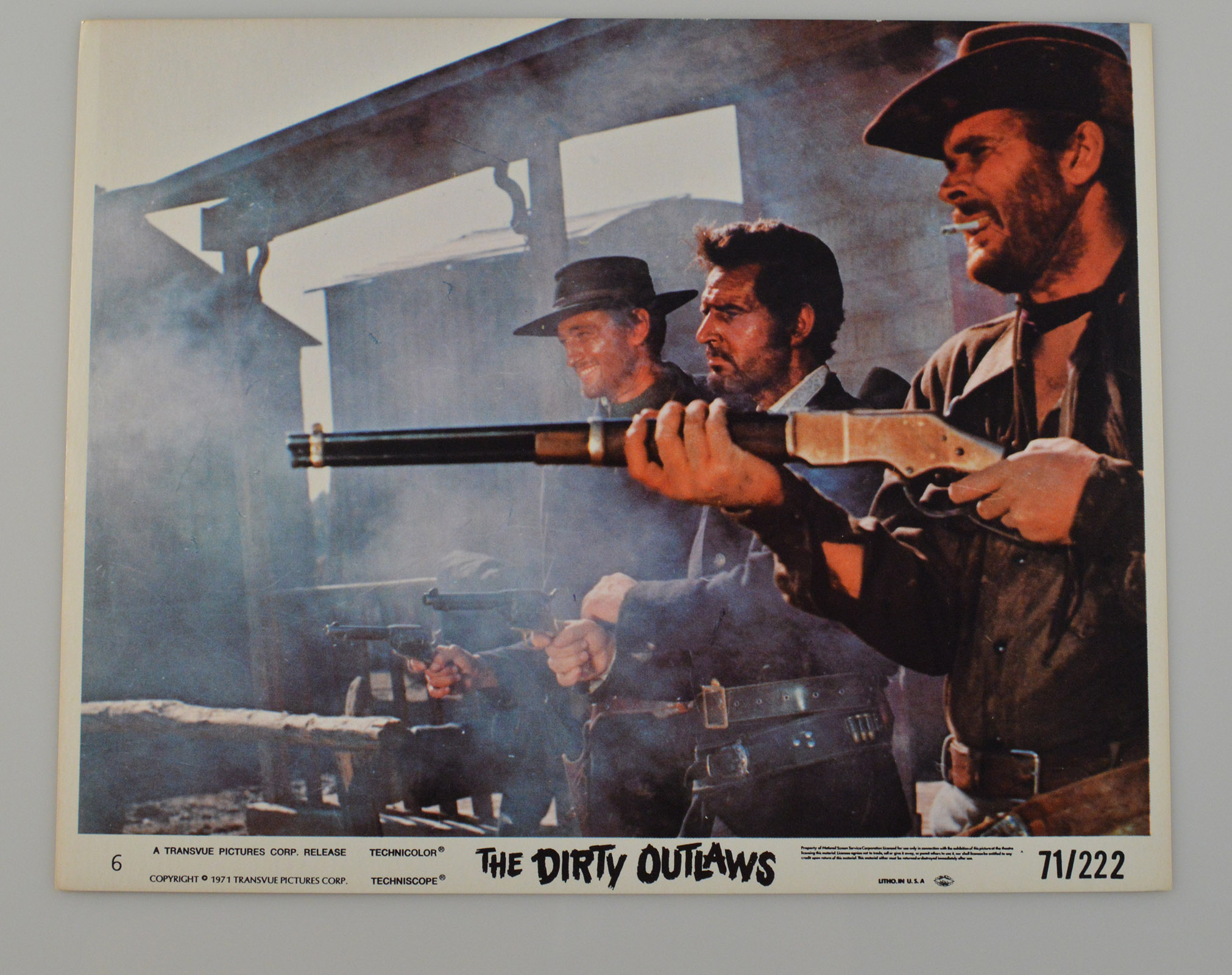 Original Vintage Movie Memorabilia "The Dirty Outlaws" 8X10 Lobby Card | Property Room