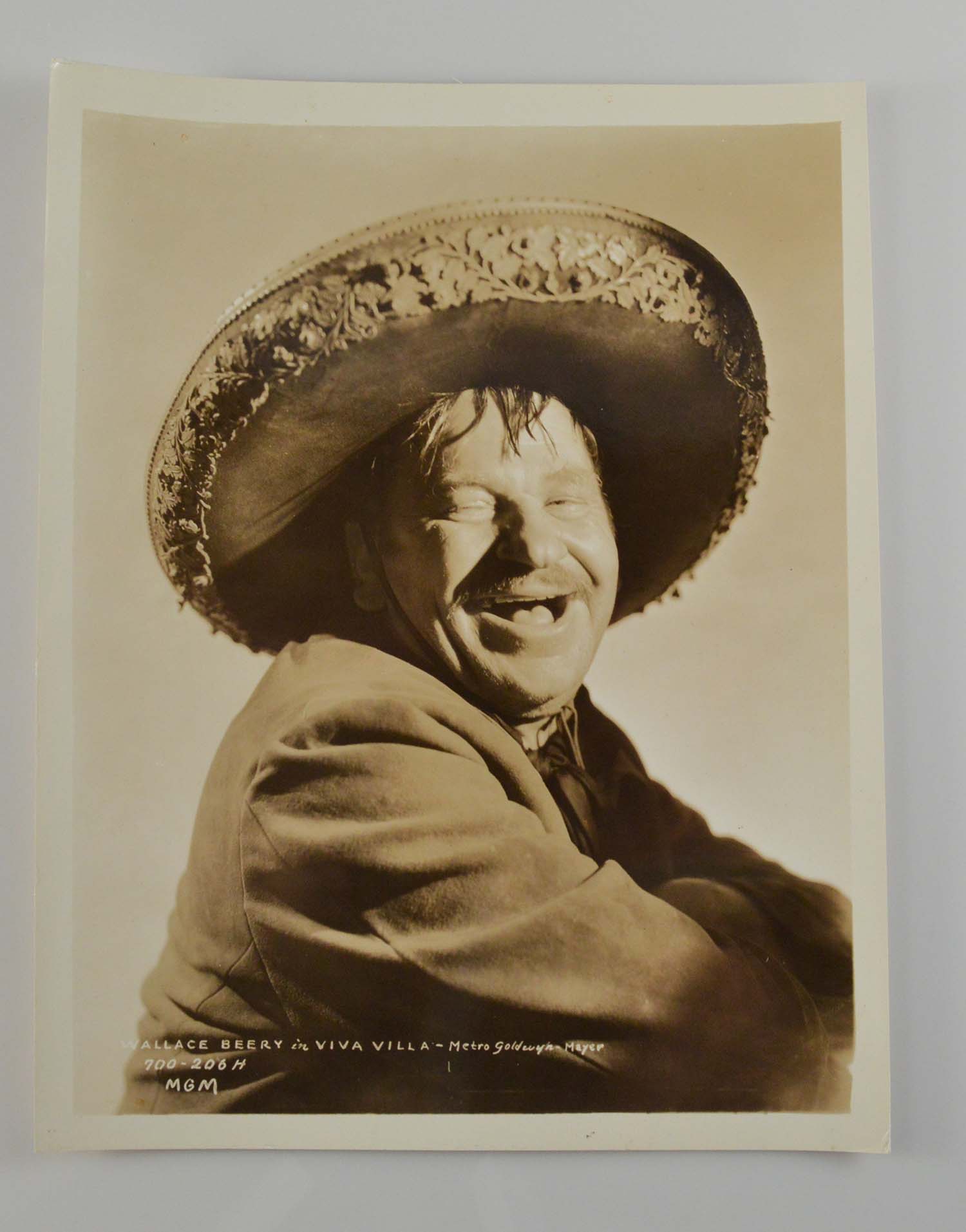Original Vintage Movie Memorabilia Wallace Berry "Viva Villa" 8X10 ...