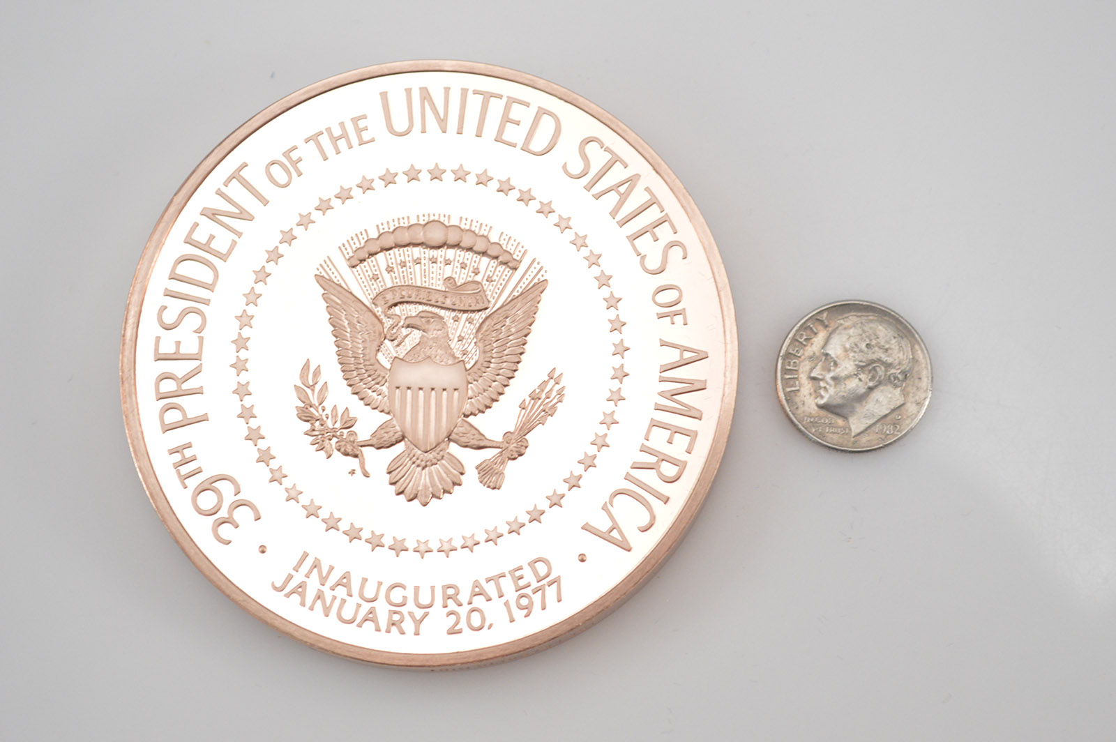 President Jimmy Carter Inaugural Commemorative Bronze Medal | Property Room