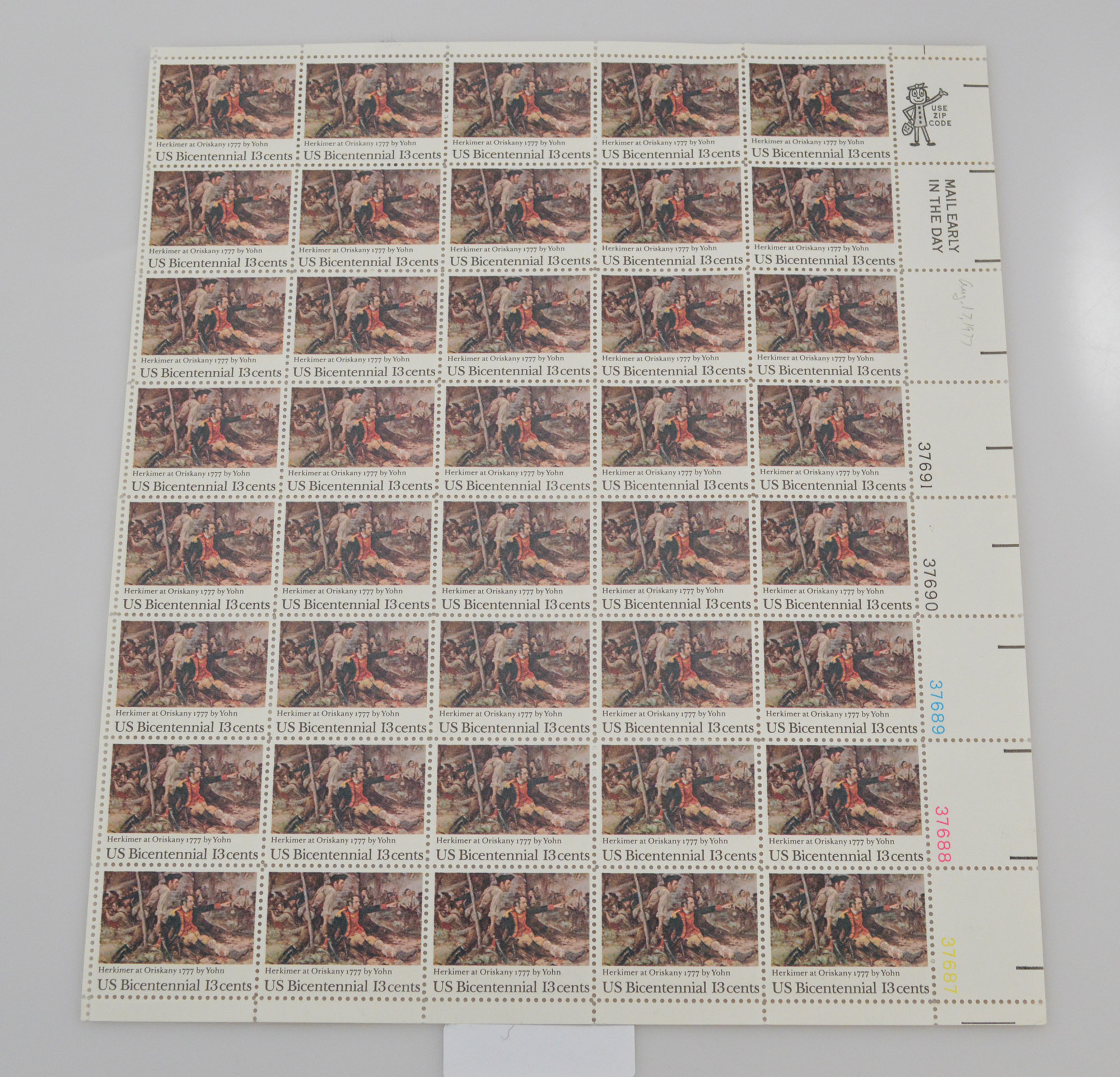 Unused Sheet of United States Postage Stamps - Entire Sheet - Great ...