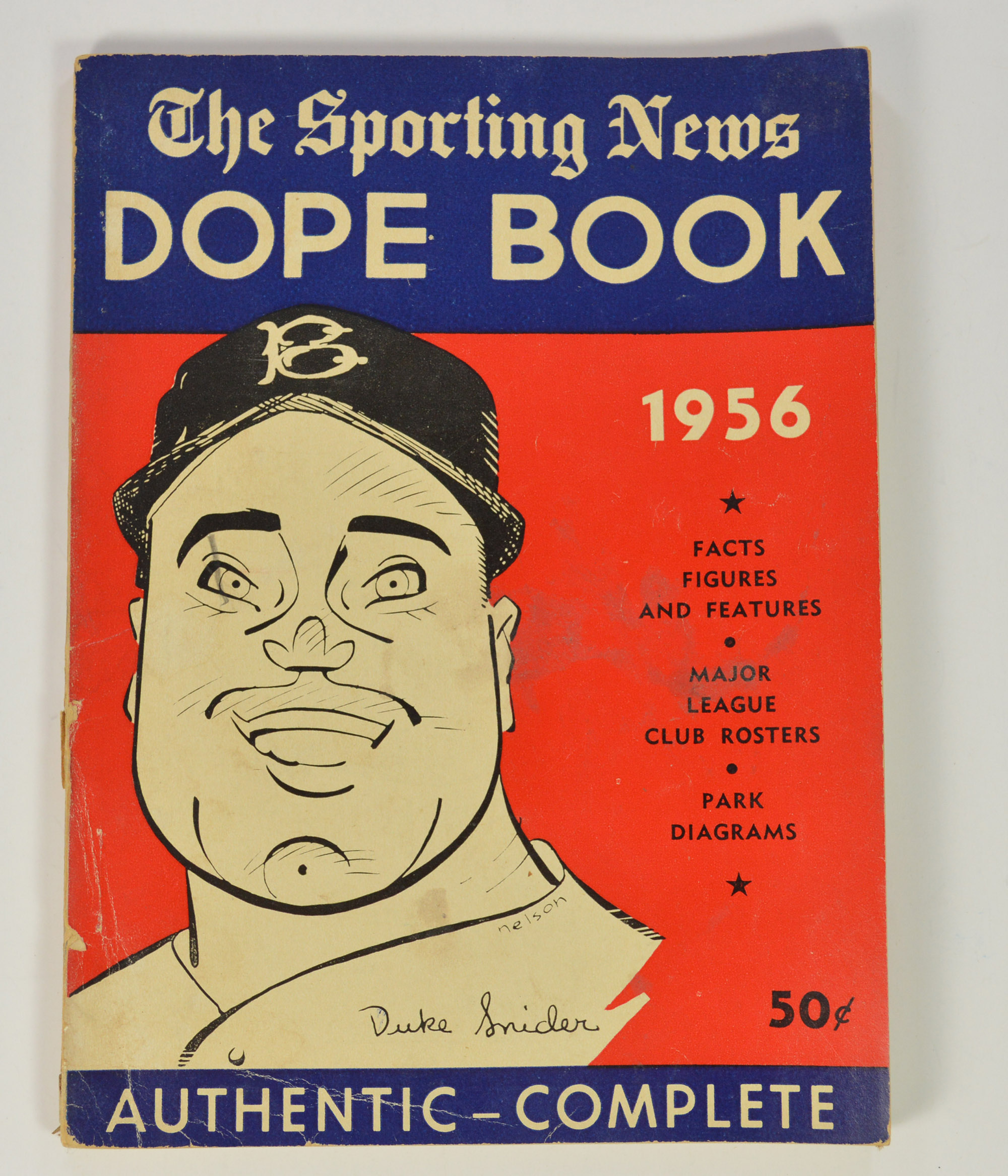 Vintage Baseball Book 1956 The Sporting News Dope Book | Property Room