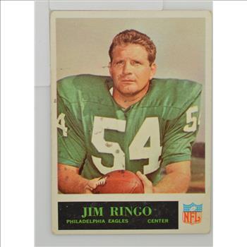 1965 Jim Ringo Eagles Philadelphia #138 Football Card | Property Room