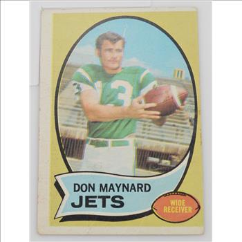 1970 Don Maynard Jets Topps #254 Football Card | Property Room