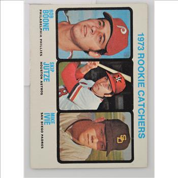 1973 Rookie Catchers (Bob Boone, Skip Jutze, Mike Ivie) Topps #613 ...