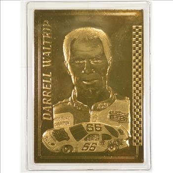 22K Gold Darrell Waltrip Limted Edition Danbury Mint Nascar Trading ...